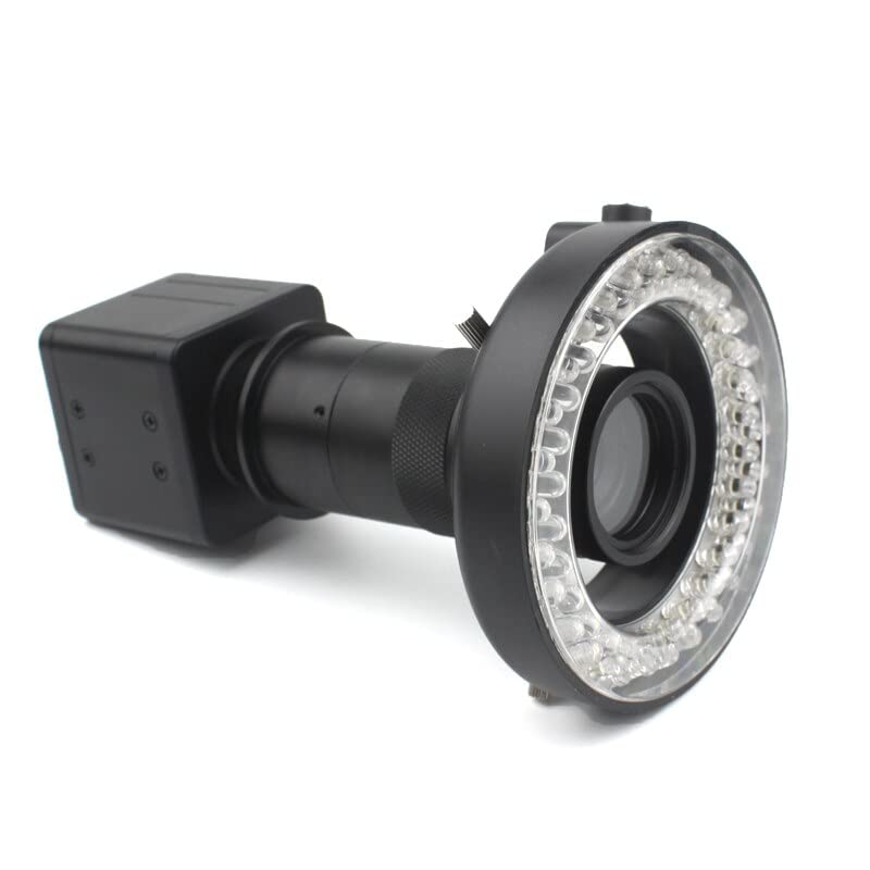 13MP VGA Industrial Video Digital Microscope Camera 100X-300X Zoom C Mount Lens for Phone PCB Repair Soldering (Color : 130X 40MM)