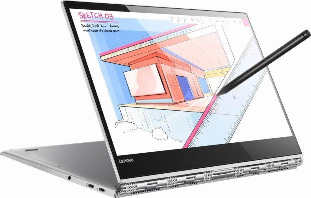 2018 Lenovo Yoga 920 2-in-1 13.9" 4K Ultra HD Touch-Screen Laptop | Intel Core i7-8550U Quad Core | 16GB DDR4 | 512GB SSD | Thunderbolt Port | Fingerprint Reader | Active Pen | Windows 10 Home