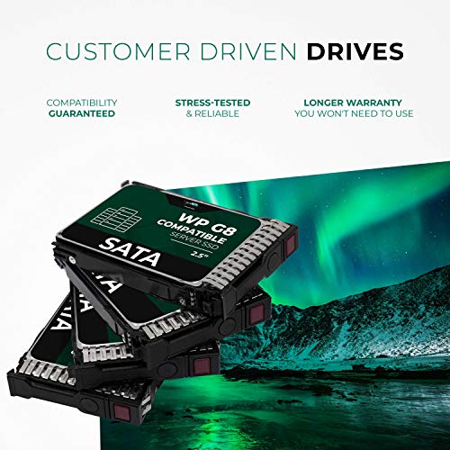 Water Panther 480GB SATA 6Gb/s 2.5" SSD for HPE ProLiant Servers | Enterprise Drive in Gen8/Gen9 Carrier