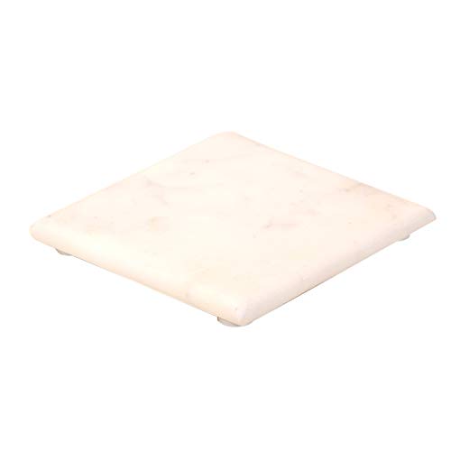 Drink Coasters, Handcrafted 4β Inch Square Marble Coasters β Set of 4