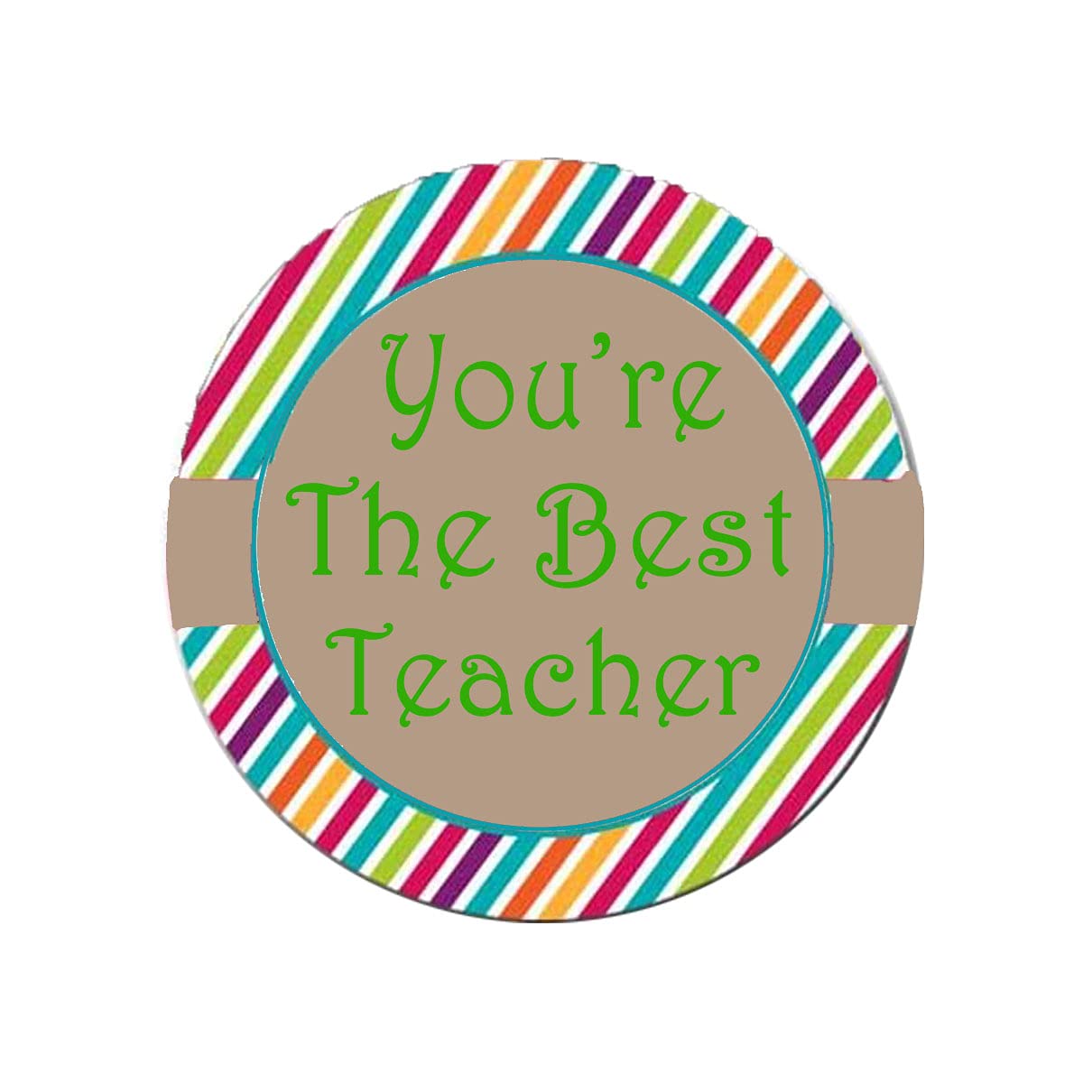 You are The Best Teacher Sticker,2 Inch Teacher Appreciation Thank You Sticker Labels for Envelope Seals & Gift Bags(500PCS/ROLL)