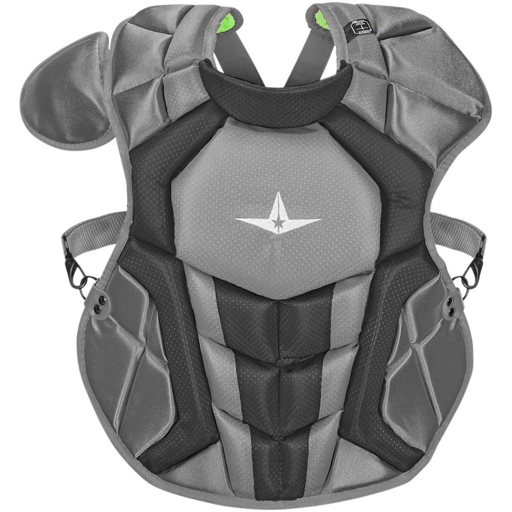All Star S7 Axis NOCSAE Certifed Baseball Catcher's Chest Protector - Ages 12-16