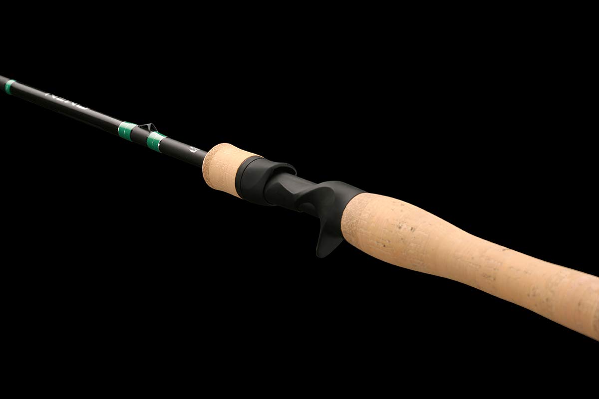 13 FISHING - Omen Green - 6'8" ML Casting Rod - Full Grip (with Palm Swell) - OG2C68ML-FG