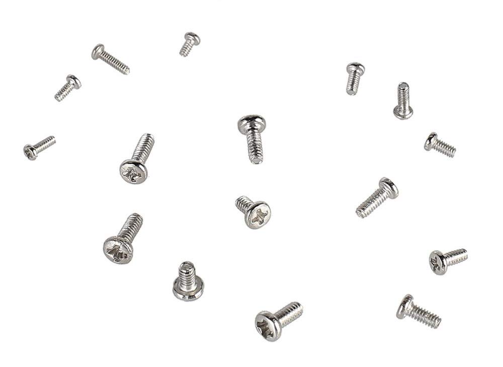 Guard4U 750Pcs 15-Size Metric M1 M1.2 M1.4 M1.6 M1.7 Stainless Steel Phillips Pan Head Small Machine Screws Assortment Kit
