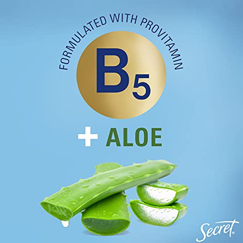 Secret Derma+ Invisible Gel Antiperspirant & Deodorant, Cooling With Vitamin B5 + Aloe, 48 Hr., 2.5 Oz