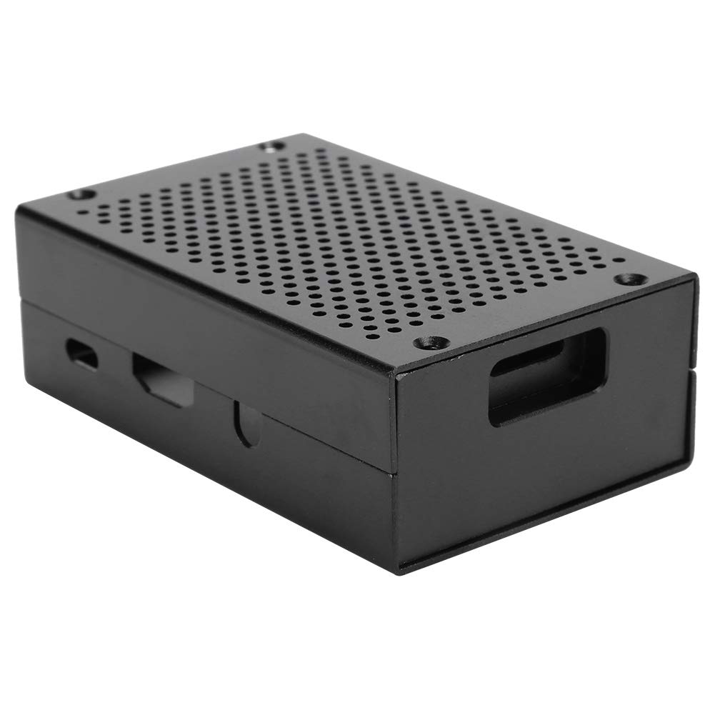 Enclosure for Raspberry ,Case for ,Aluminum Alloy Case Motherboard Shell Vent Sur face Black for 3 , 2 , model B , B