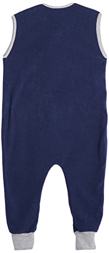 baby deedee Fleece Sack with Feet, Sleep Kicker, Toddler Wearable Blanket Sleeper, Navy, 2-4T (Pack of 1)