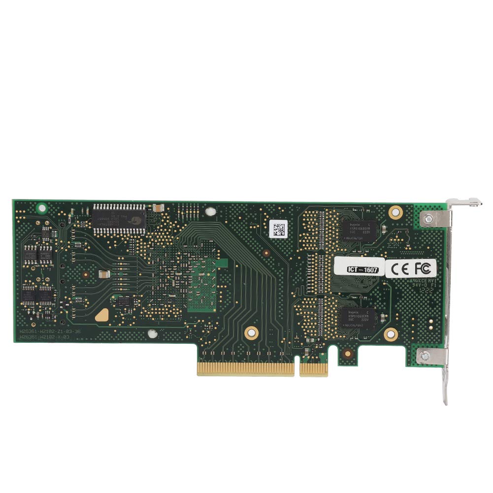 ASHATA SAS Controller 8-Port SATA+SAS Ports SAS2108 SATA/SAS Raid 6Gbs 512M Cache Controller Low Baffle,Support to 32 for SAS SATA Endpoint Devices