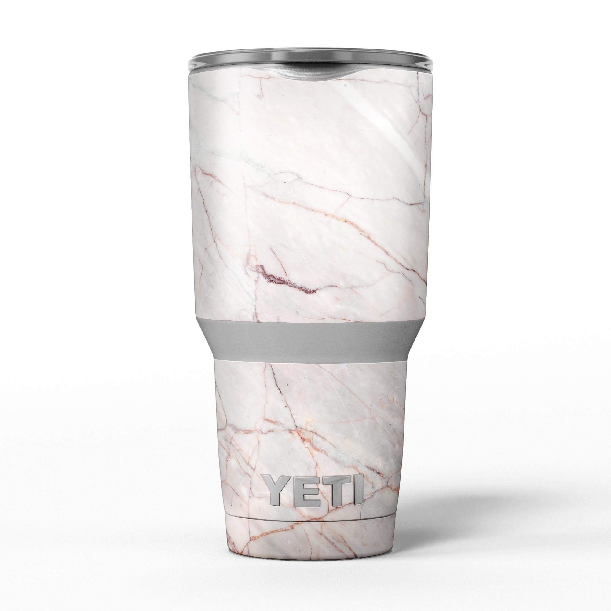Design Skinz Slate Marble Surface V11 - Skin Decal Vinyl Wrap Kit Compatible with The Yeti Rambler Cooler Tumbler Cups
