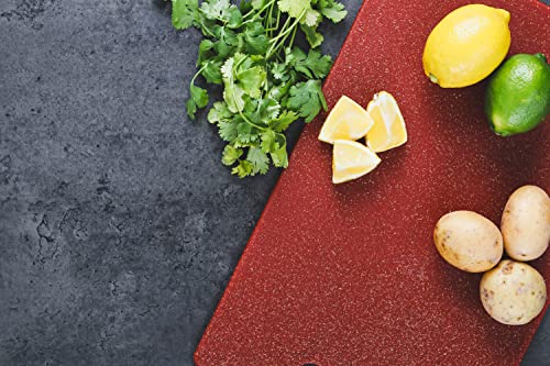 Dexas PolyFiber Flax Cutting & Serving Board, 9.5 x 15in, Azalea
