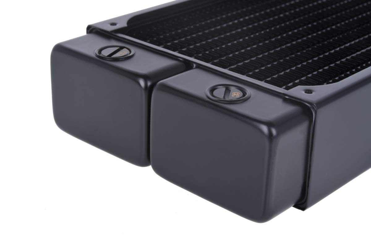 Alphacool NexXxos XT45 Full Copper 360mm Radiator V.2, 120mm x 3, Triple Fan, Black
