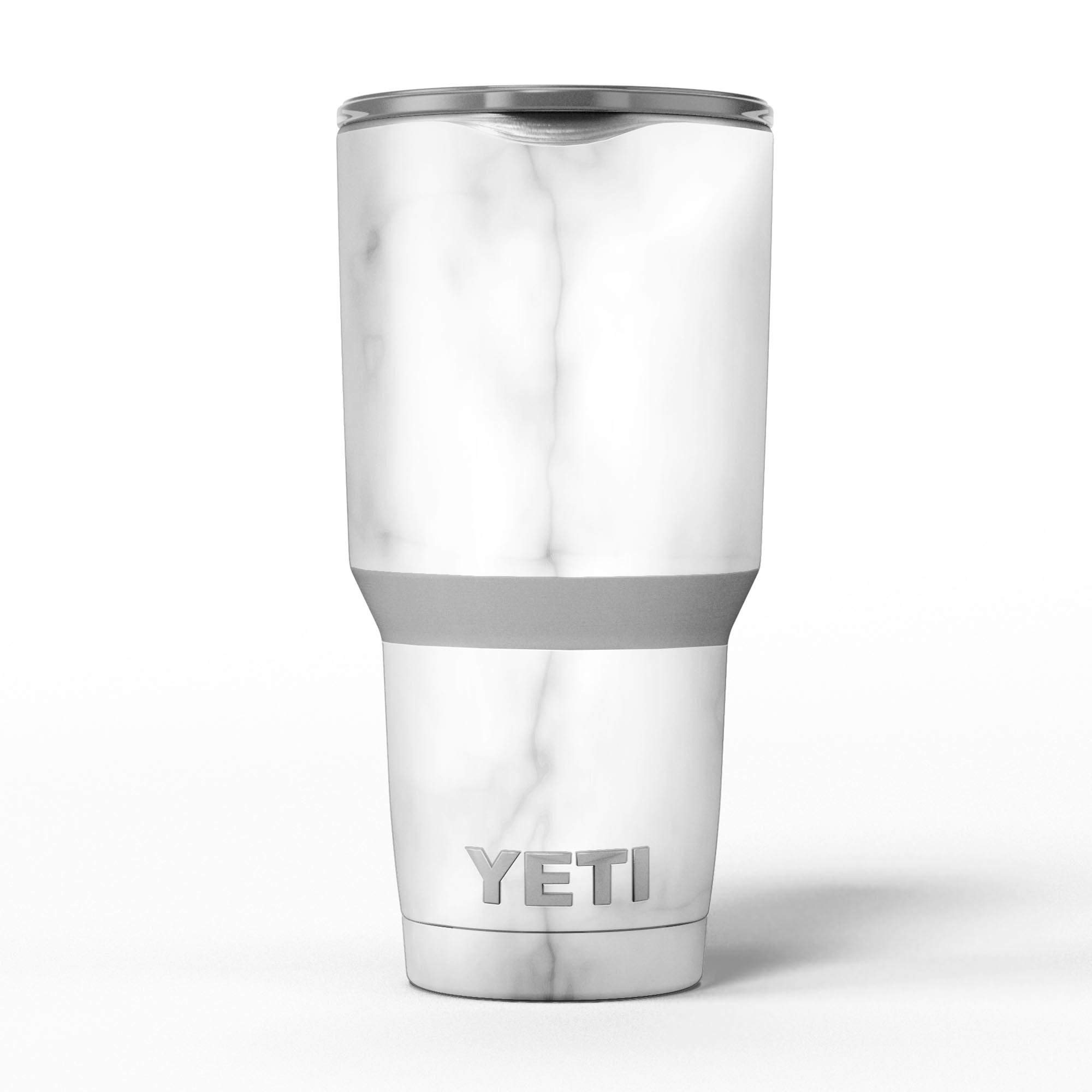 Design Skinz Slate Marble Surface V51 - Skin Decal Vinyl Wrap Kit Compatible with The Yeti Rambler Cooler Tumbler Cups