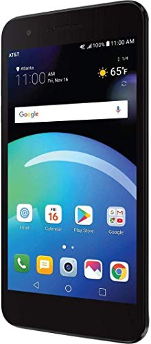 AT&T GoPhone LG Phoenix 3 4G LTE with 16GB Memory Prepaid Cell Phone - Black