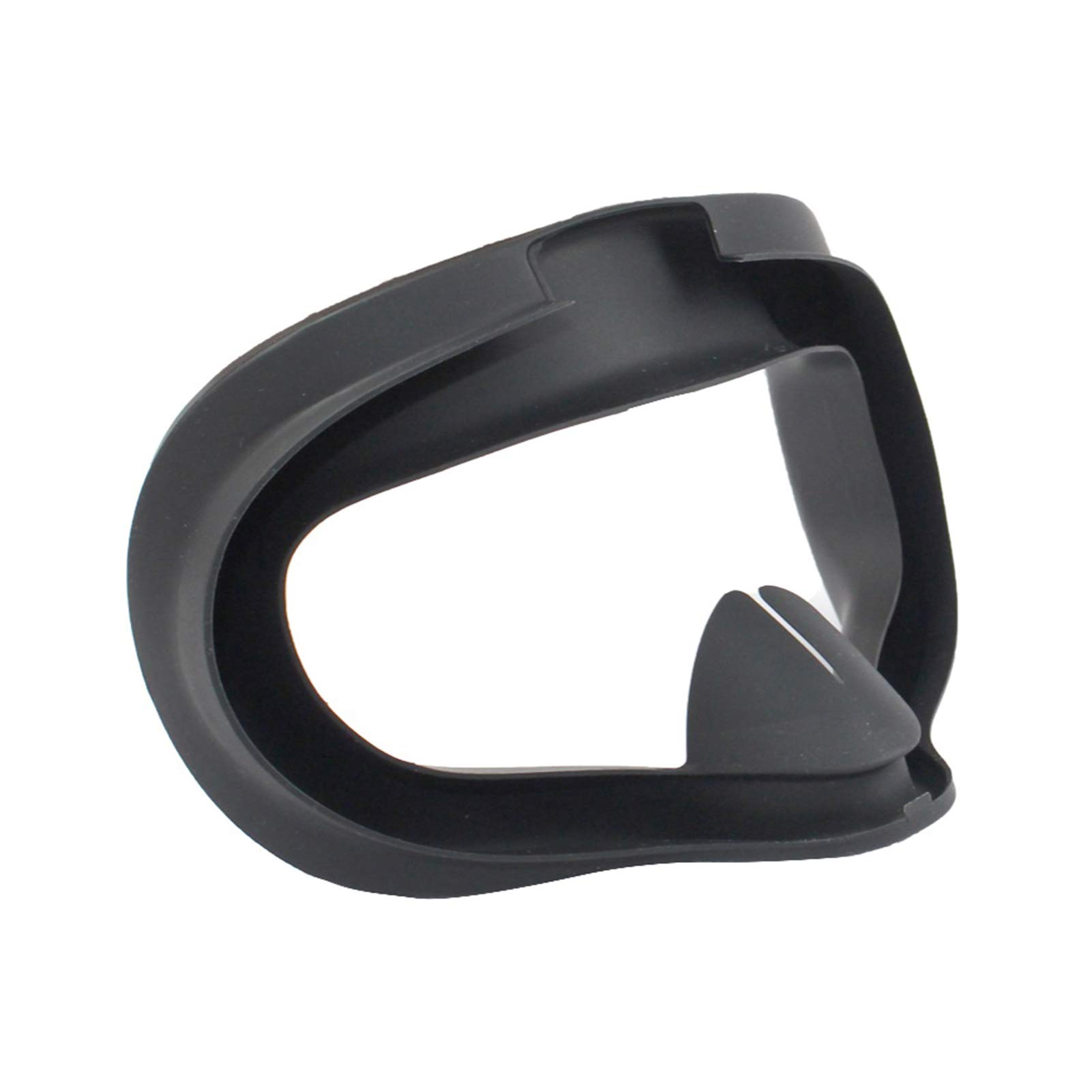 2 PCS VR Face Silicone Cover for Oculus Quest 2 VR Headset, Soft Anti-Sweat VR Eye Cover Face Padding, Washable Anti-Leakage Light Blocking Eye Cover (Black+Red)