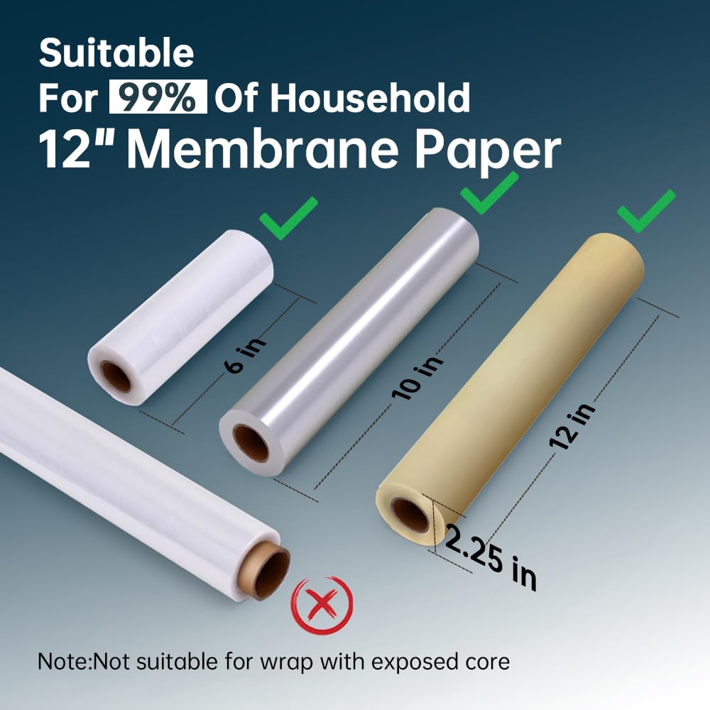 3 in 1 Wrap Organizer with Cutter Includes 2 Rolls of Plastic Wrap and Aluminum Foil Dispenser,Magnetic Paper Towel Holder for Fridge,foil and Plastic wrap Organizer,Magnetic Paper Towel Holder