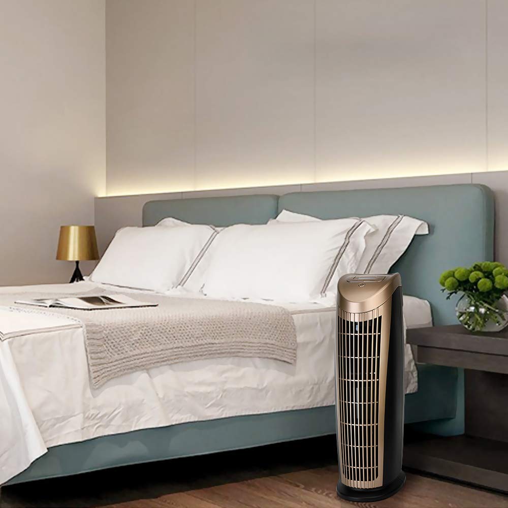 Alen T500 Air Purifier, Quiet Air Flow for Large Rooms, 500 SqFt, Portable Air Cleaner for Allergens, Dust, Mold, Pet Odors, Bacteria, in Black
