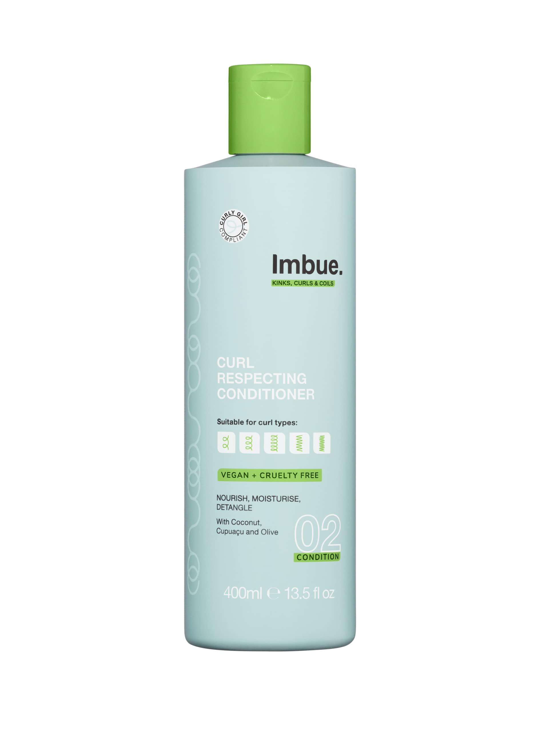 Imbue - Curl Respecting Conditioner for Wavy, Coily & Natural 4A-4C Hair, Embrace the Movement