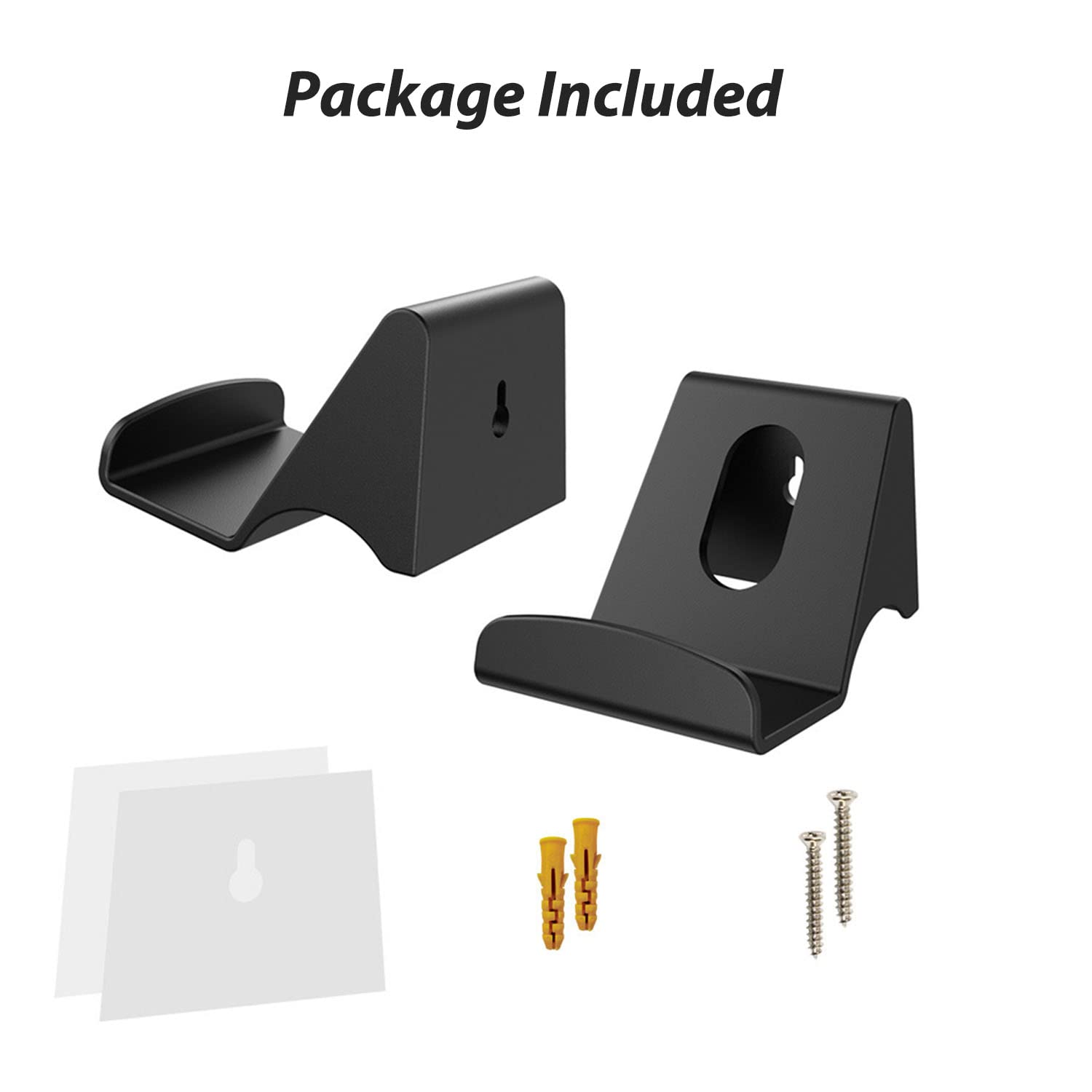 2 Pack for Xbox Controller Holder Wall Mount & Headset Wall Mount, Keep Room Tidy, for Video Game Xbox / PS3 / PS4 / PS5/Switch, with Adhesive and Screws, Gaming Control Accessories