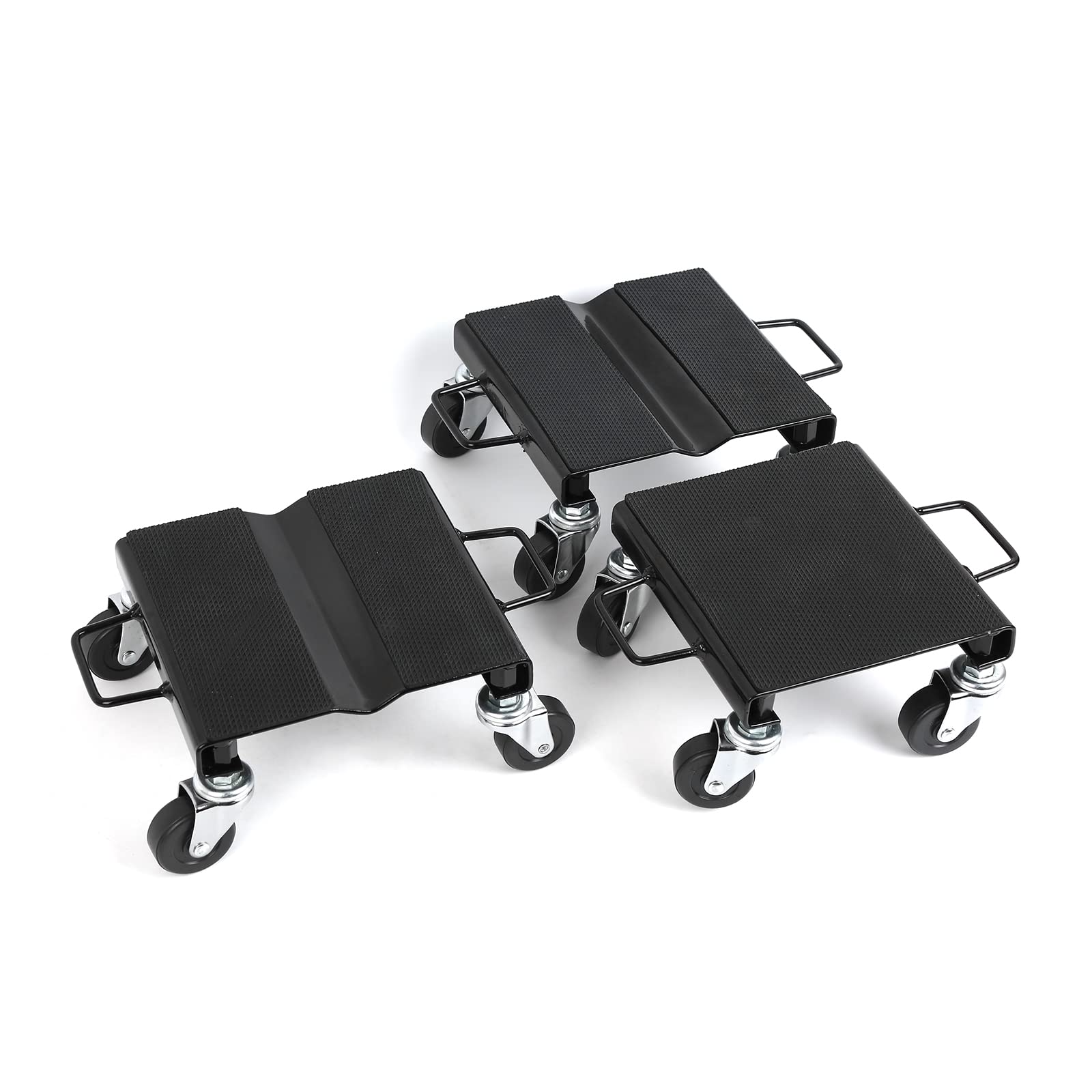 3 PCs 1500 LBS Snowmobile Roller Set, Dolly Storage Dollies Mover