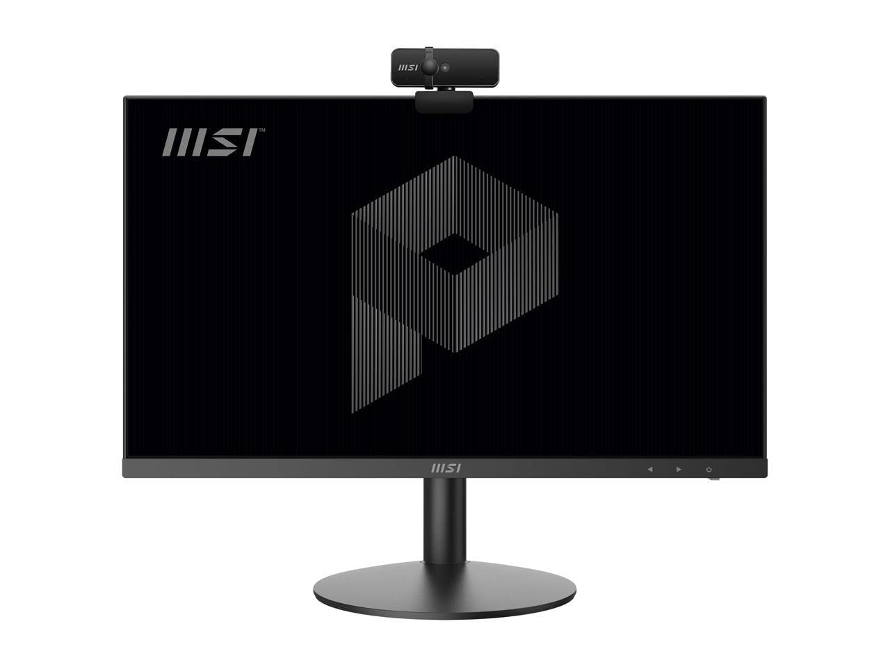 2022 MSI PRO AP241 11M-003US (i3-10105, 8GB RAM, 250GB NVMe SSD, 23.8" FHD IPS-Grade LED, Windows 11) All-in-One Computer Desktop - Black