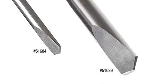 Amana Tool - 51689 CNC Solid Carbide 118° Pt. Spade Drill 3/8 Dia x 1 x 3/8 Shank