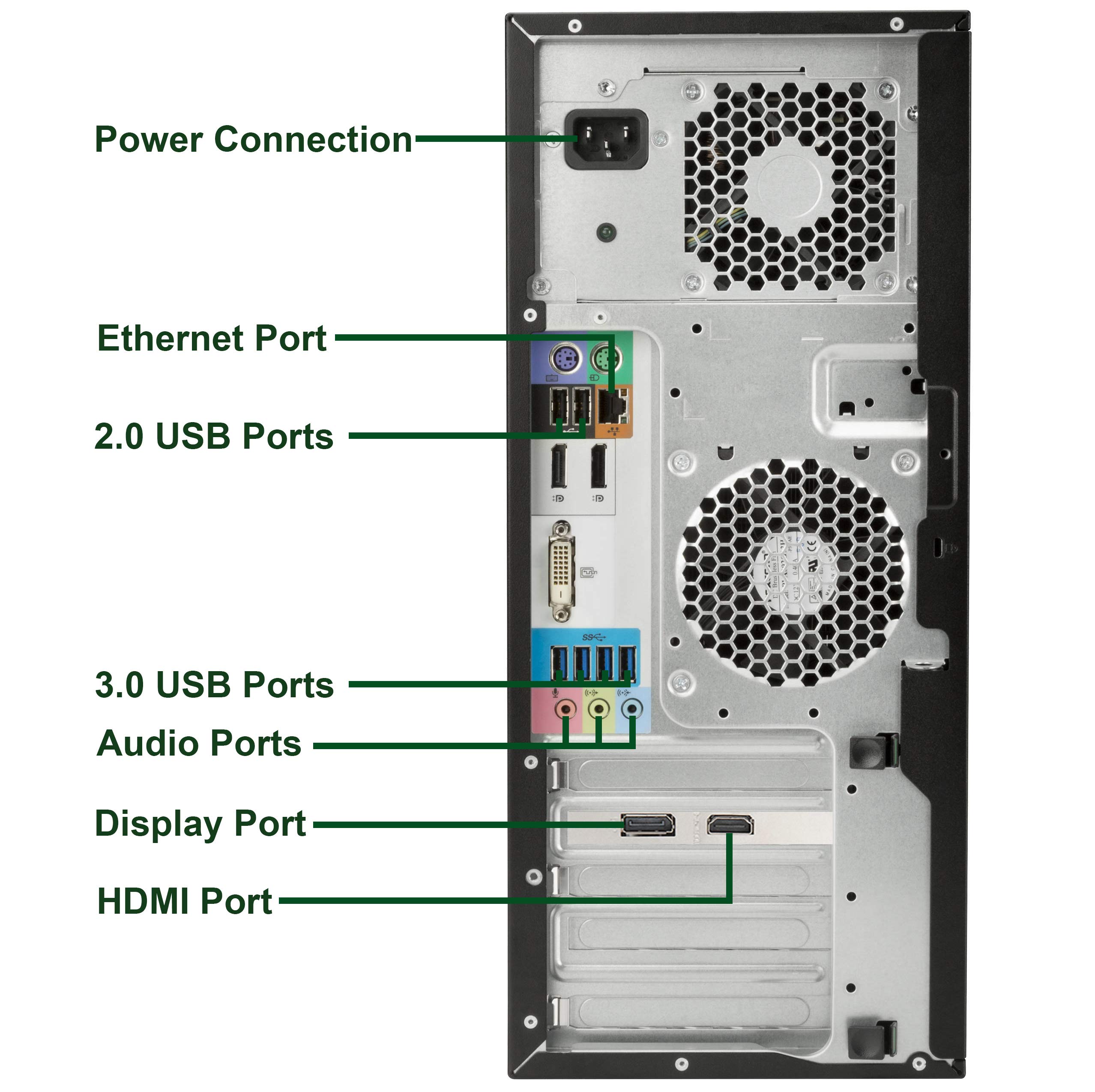 HP Z240 Tower Computer Workstation PC, Intel Core i5 6600 3.3GHz Processor, 32GB DDR4 Ram, 512GB NVMe SSD, HDMI, WiFi | Bluetooth, Nvidia GeForce GT 1030 2GB DDR5, Windows 10 Pro (Renewed)