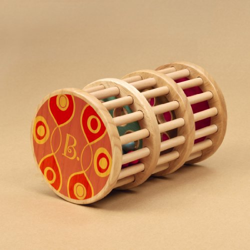 B. toys by Battat B. A-Maze Rain Rush Dexterity Toy β Classic Baby Rainmaker Toy β Development Natural Wooden Toys for Toddlers