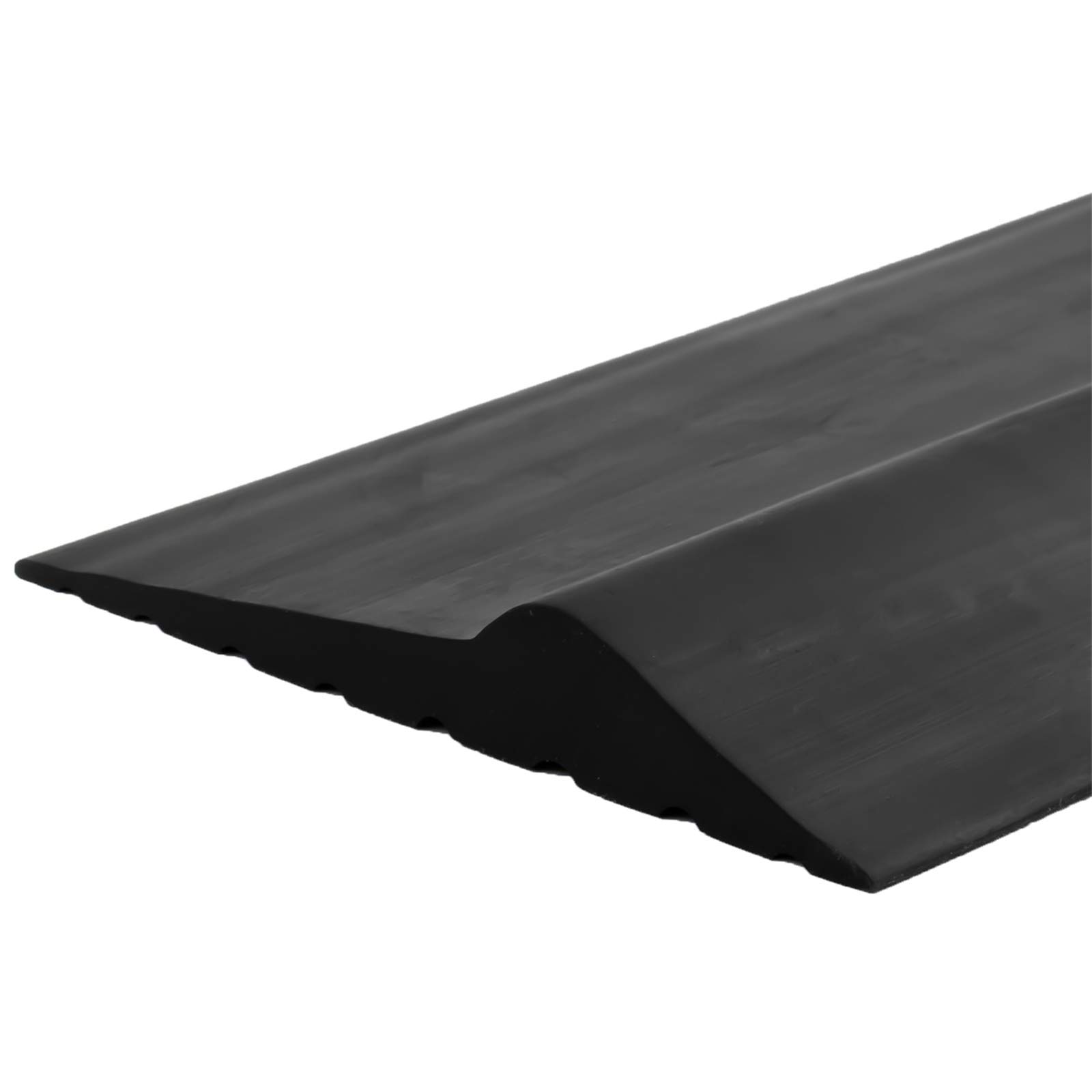 10Ft Weatherproof Universal Garage Door Bottom Threshold Seal Strip DIY Weather Stripping Replacementļ¼Not Include Sealant/Adhesive (Black)