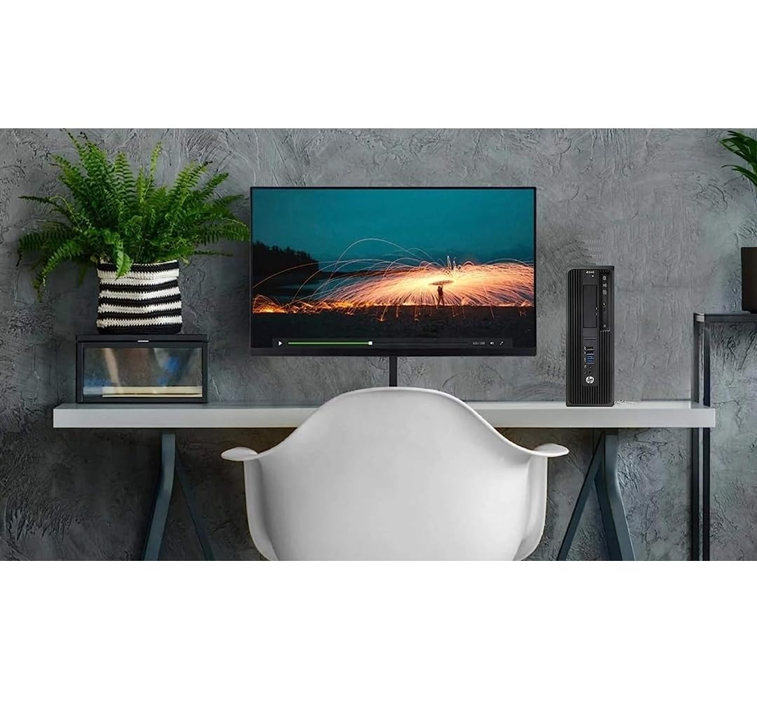 HP Z240 Workstation SFF Desktop PC, Intel Core i5-6500 Upto 3.60GHz, 32GB RAM, 2TB SSD, AMD Radeon HD 8570 1GB 4K, DisplayPort, HDMI, DVI, AC Wi-Fi, Bluetooth - Windows 10 Pro (RENEWED)