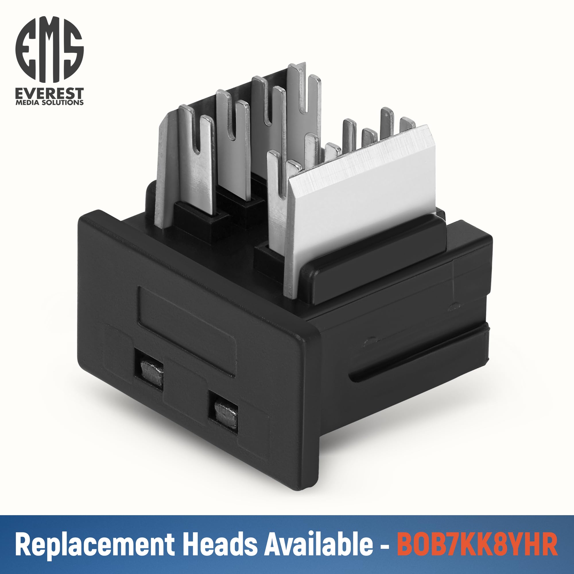 Everest easyJACK - 90° Angled Speed Termination Keystone Tool - Time Saver Network Punch Down Tool - To Be Used ONLY with Everest 90° Angled RJ45 Cat5e, Cat6a and Cat6 Keystone Jacks (B087N7QQD2)