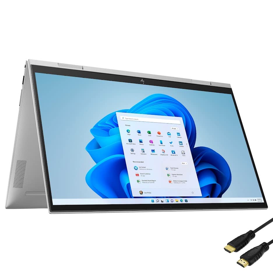 2022 Newest HP Envy x360 2-in-1 15.6" Touchscreen Laptop, Intel Core i5-1155G7, Intel Iris Xe Graphics, 8GB DDR4 RAM, 512GB PCIE SSD, Fingerprint, Backlit Keyboard, Lightweight, Win 11 Home, Silver