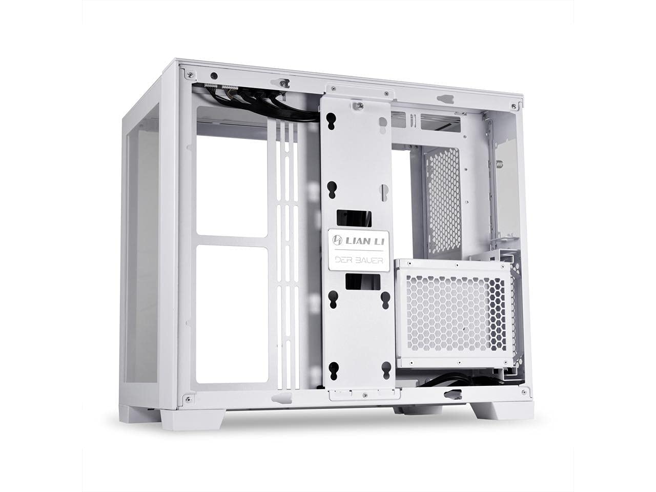 Lian-Li O11 Dynamic Mini ATX Mini-Tower Case, Snow White