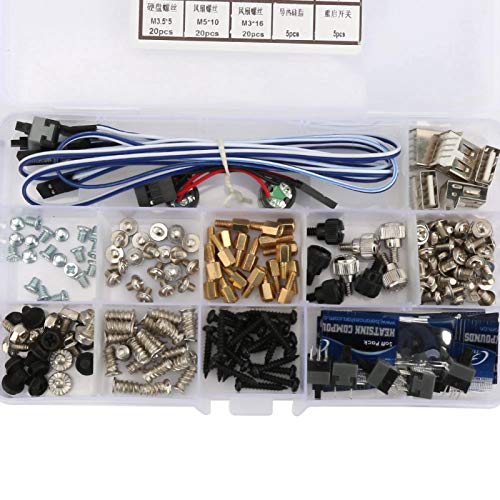 Hard Disk Screws, Durable Motherboard Screws, Stable 189 Pieces Mobile Terminal Equipment Computers for Repair Maintenanc