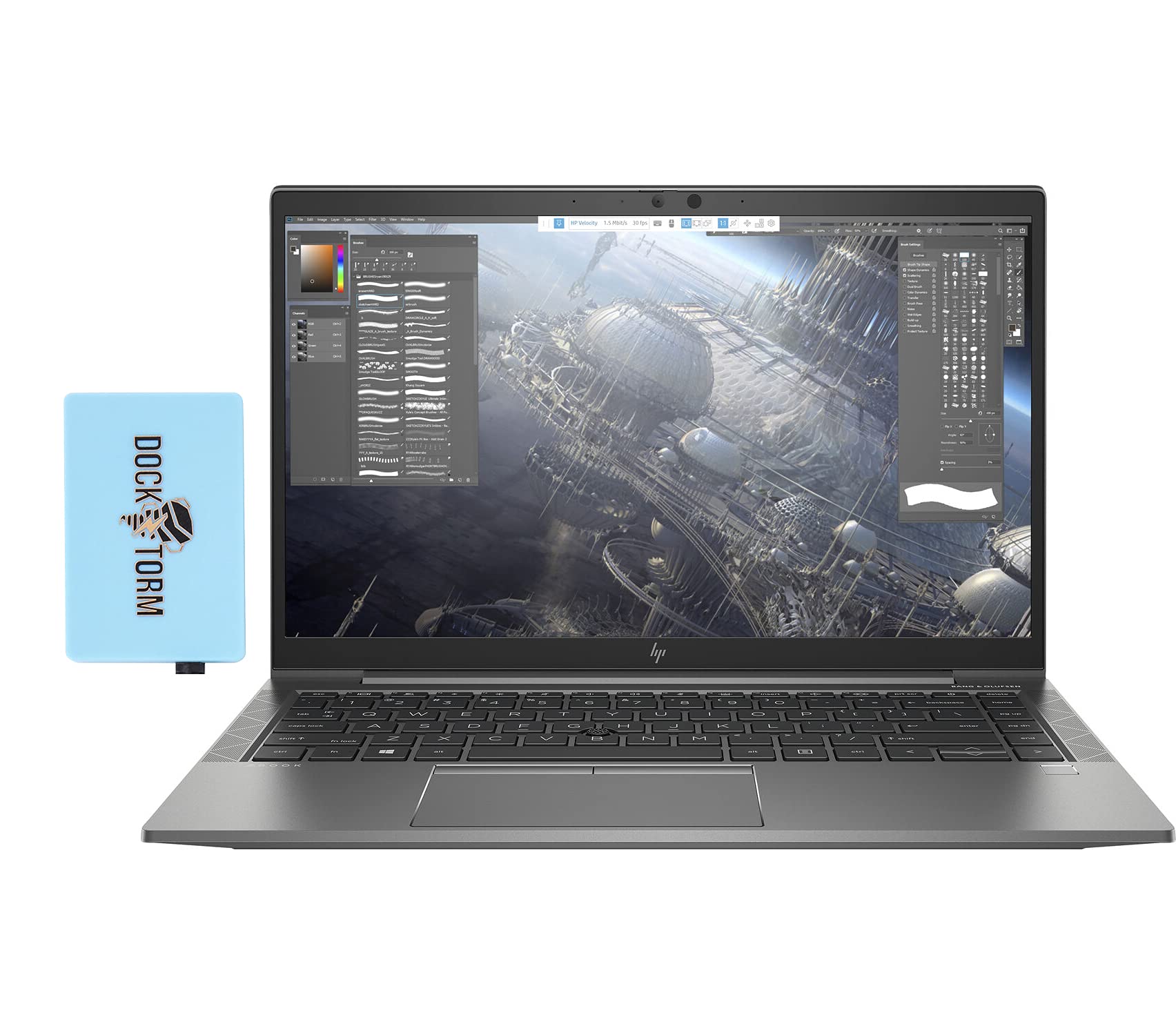 HP ZBook Firefly 15 G7 Workstation Laptop (Intel i7-10510U 4-Core, 64GB RAM, 1TB PCIe SSD, Intel UHD, 15.6" Full HD (1920x1080), Fingerprint, WiFi, Bluetooth, Webcam, 2xUSB 3.1, Win 10 Pro) with Hub