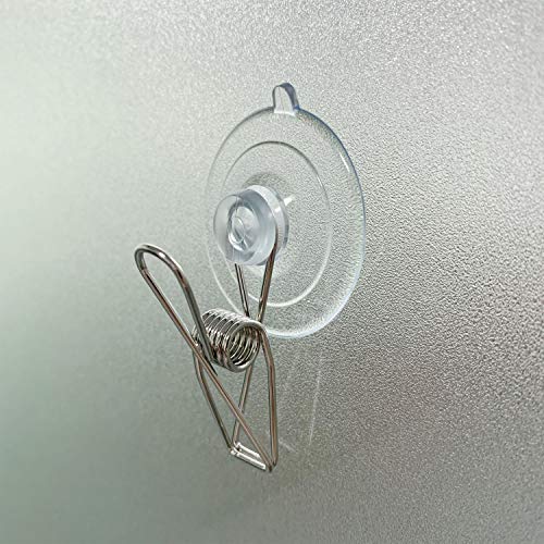 JZMYXA Suction Cup Clip, Sucker Diameter 45mm,8 Pack