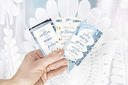 bloom daily planners Writefully His Prayer Card Deck (Pack of 30) - Inspirational Christian Bible Verses for Women - Scripture Encouragement Mini Quote Cards - Assorted Designs - 2” x 3.5”