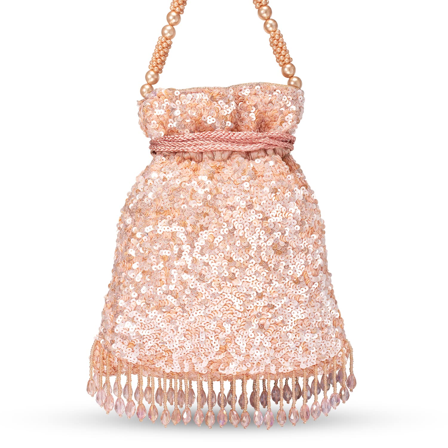 Aheli Indian Potli Bags for Women Evening Bag Clutch Ethnic Bride Purse with Drawstring (P15PCH)