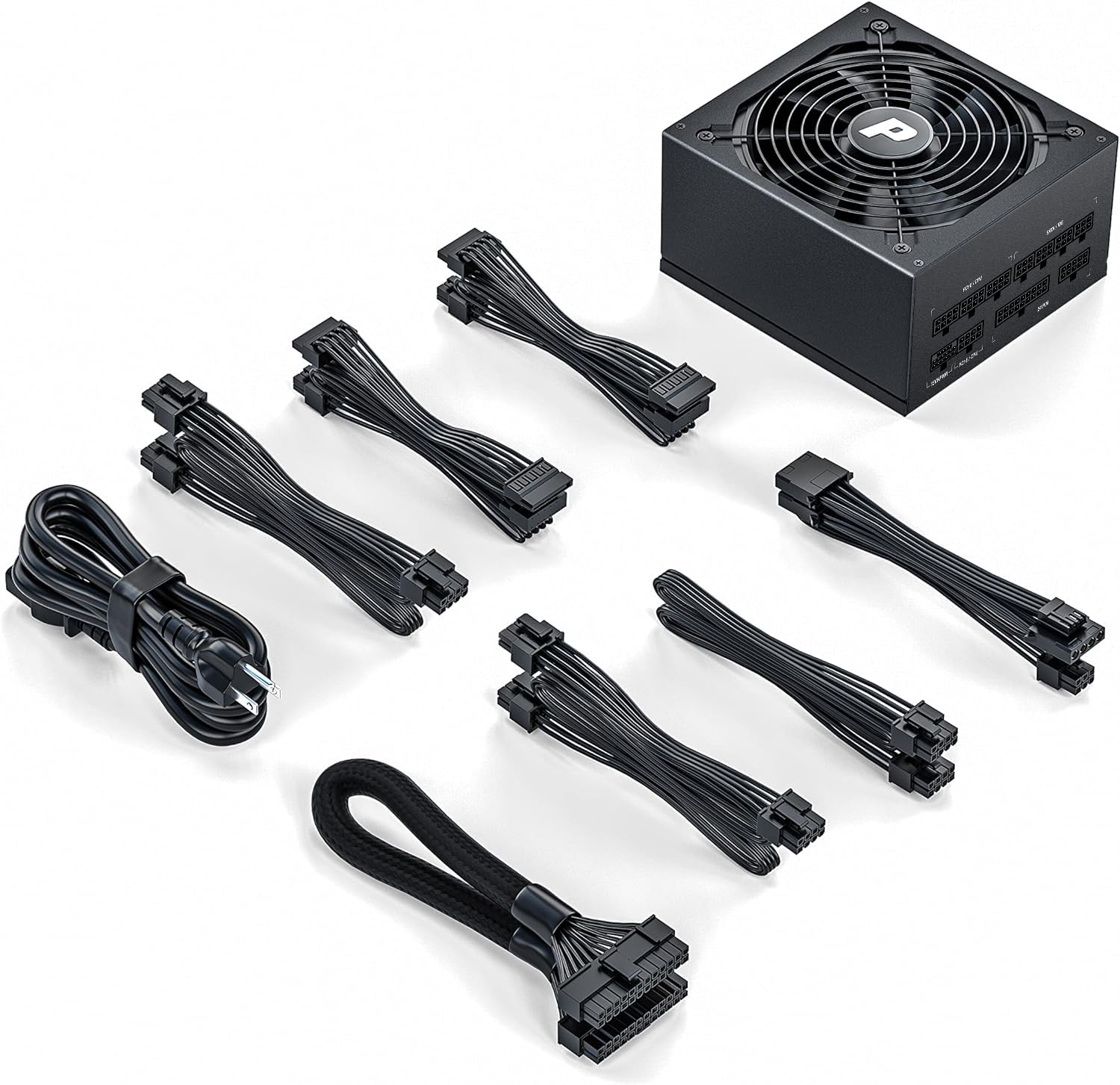 Pystar 1000W Power Supply 80+ Gold Full Modular PSU, ATX 3.0 & PCIE 5.0, ES1000