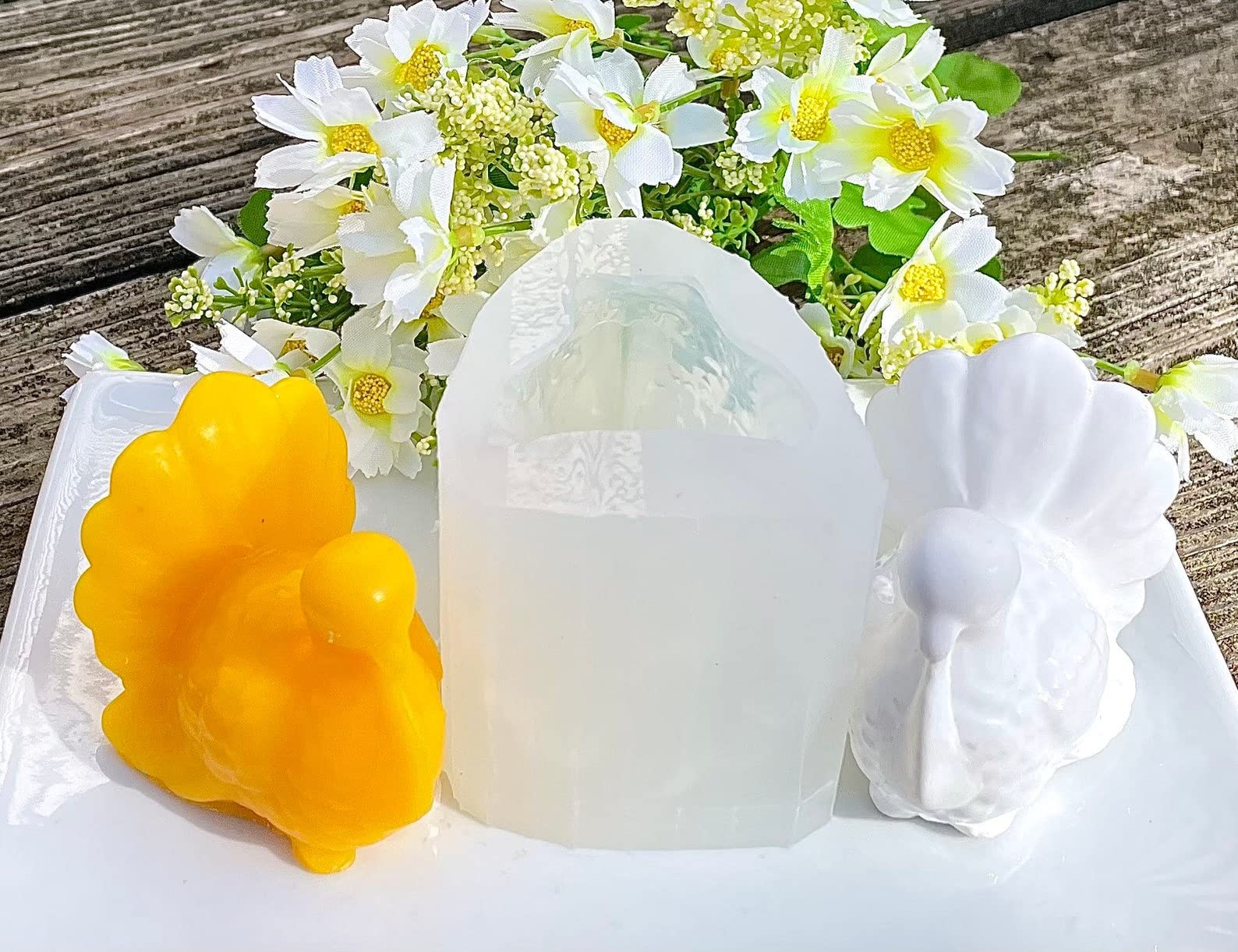 2 1/4'' small 3D silicone turkey mold candle soap TheHandmadeCharm