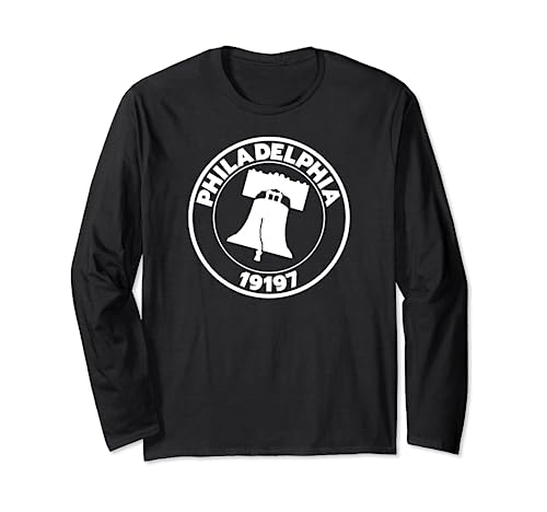 19197 Zip Code Philly Neighborhood Philadelphia Liberty Bell Long Sleeve T-Shirt