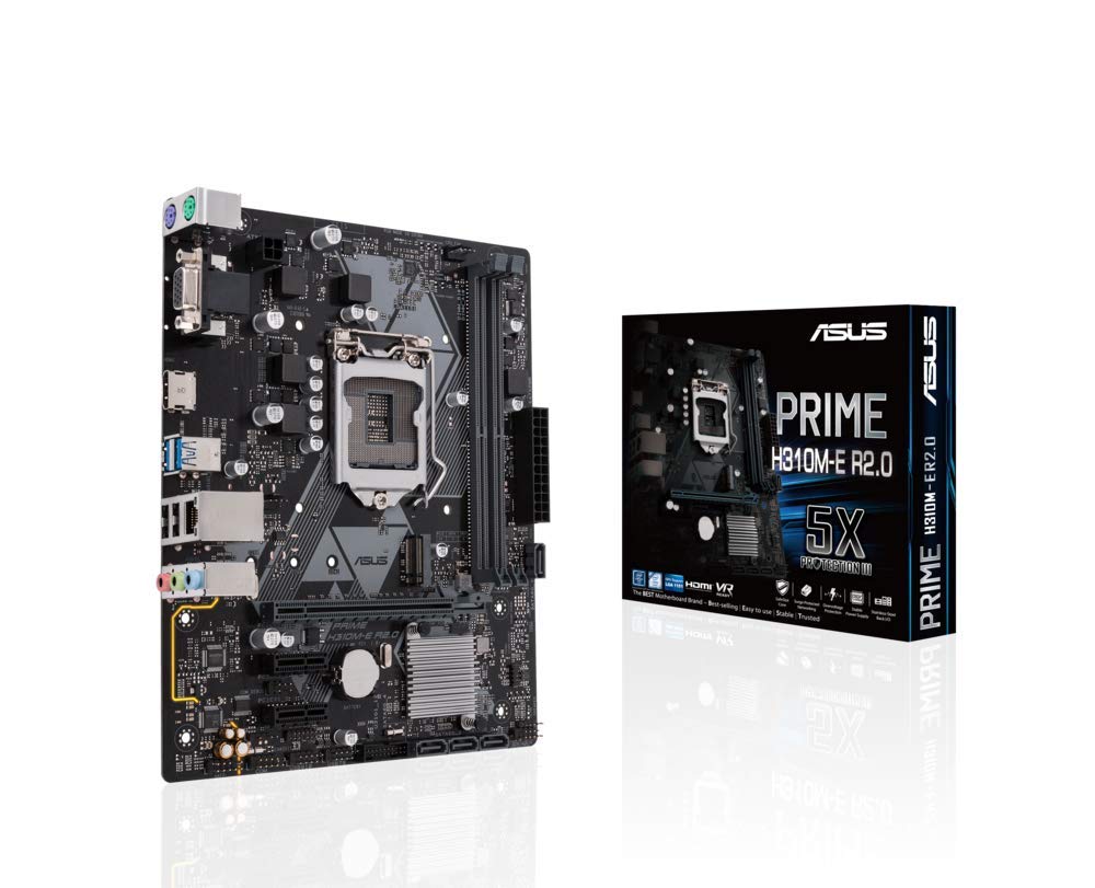 Asus Prime H310M-E R2.0 Micro ATX Intel H310 DDR4-SDRAM Motherboard