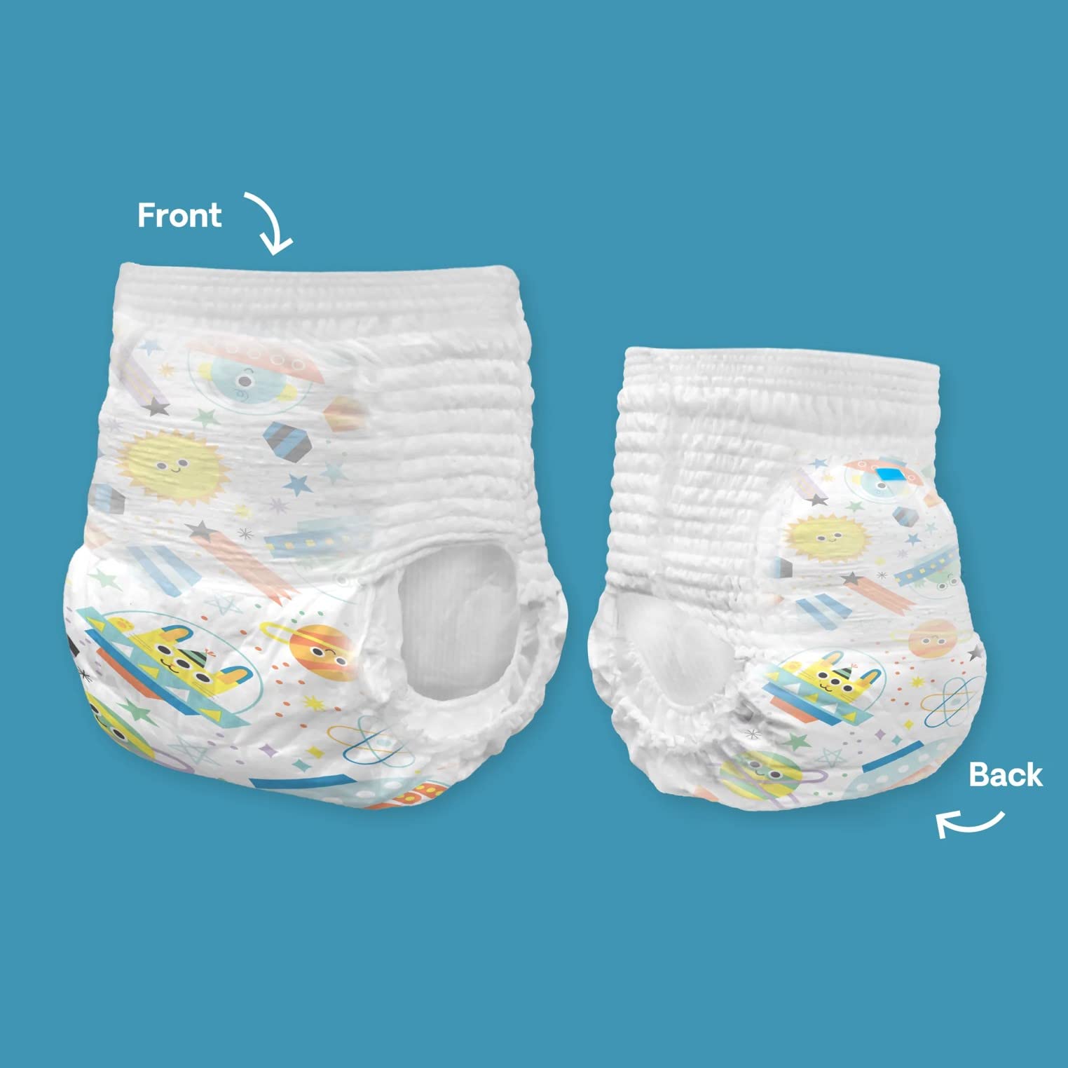 Hello Bello Training Pants Club Box, Bedtime Stories and Space Travelers 2T-3T, 84 Count Multicolor