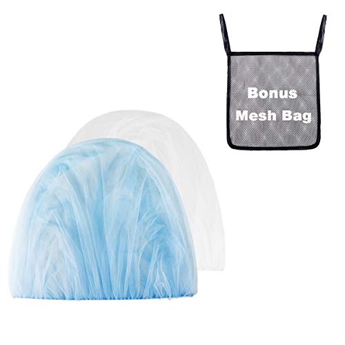 Baby Mosquito Net for Stroller - 2 Pack Bug Net Insect Barrier for Strollers, Car Seats, Bassinets, Carriers