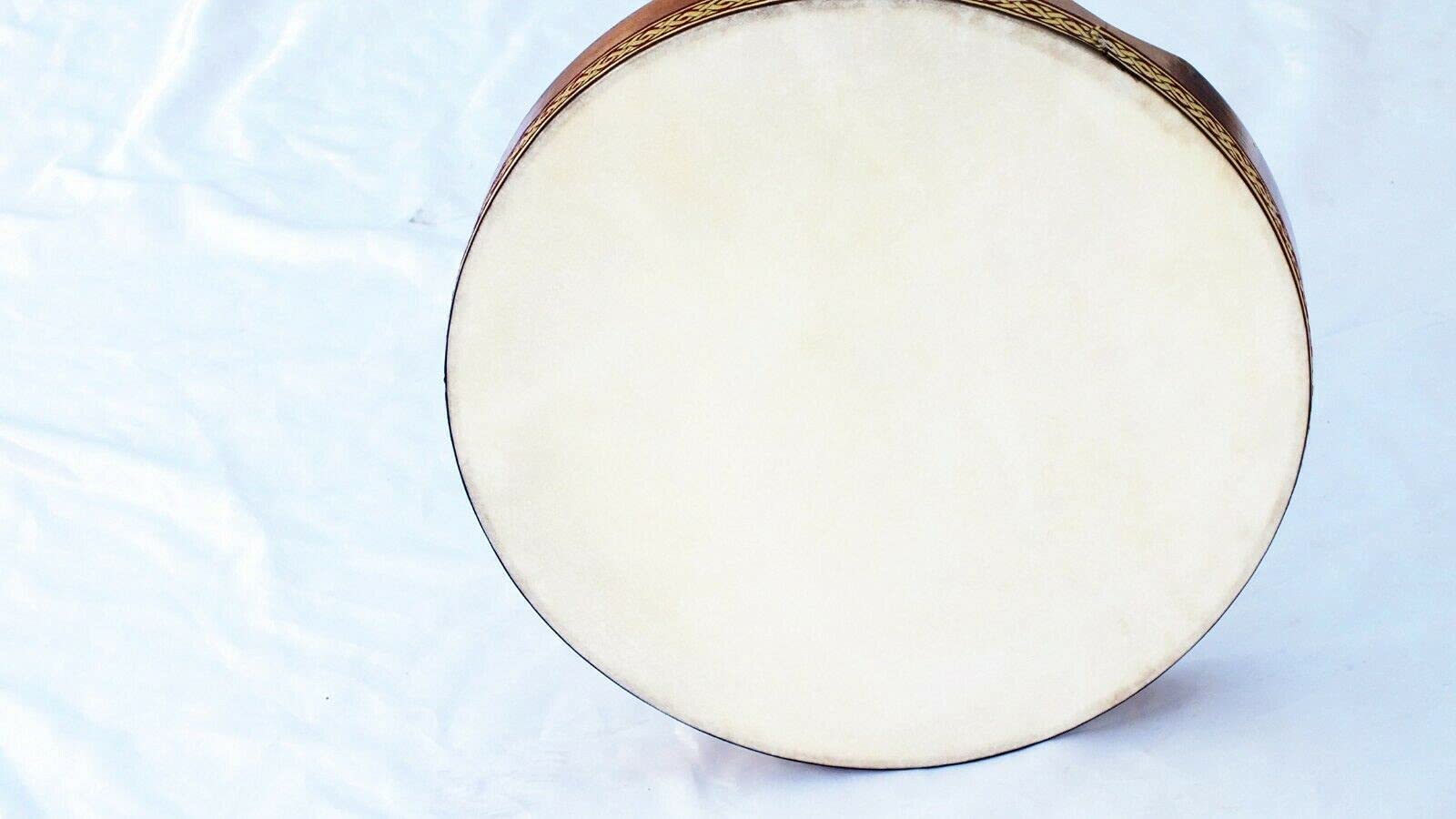 40 X 6 Cm Animal Skin Bendir Turkish Percussion Frame Drum