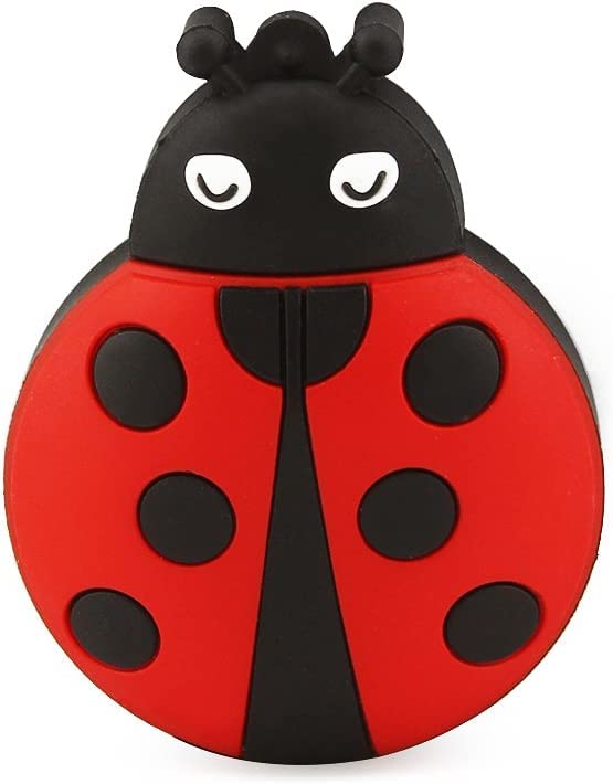 128GB USB 2.0 Flash Drive Cute Animal Ladybug Shape Pen Drive Memory Stick Thumb Drive Jump Drive Flashdrive Pendrive