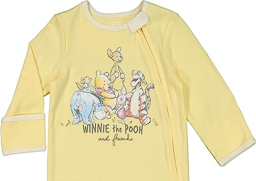 Disney Winnie the Pooh Sleep N' Play Bib Blanket and Burp Cloth 4 Piece Set 0-6 Months