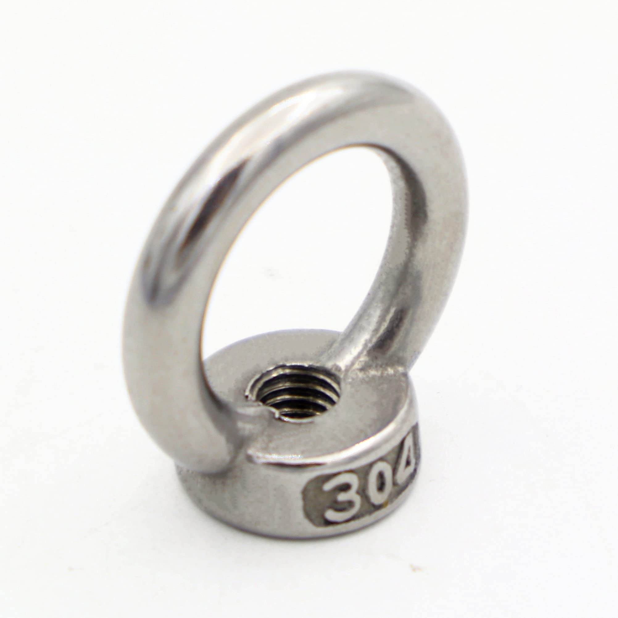 Expansion Eyebolt M6 X 80mm,5pcs Expansion Bolts 304 Stainless Steel Ring Lifting Bolt with Eye Anchor Concrete Heavy Duty Ring Screw Closed Hook Anchor Bolt,Concrete Eye Bolt
