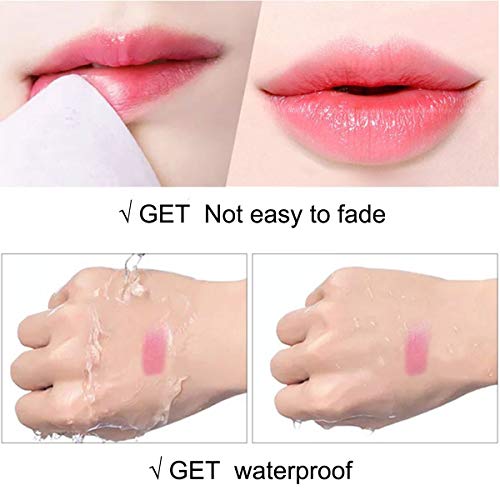 3 Pack Aloe Vera Lipstick, LemonSac Long Lasting Nutritious Lip Balm Lips Moisturizer Magic Temperature Color Changing Lip Gloss (3Pcs)