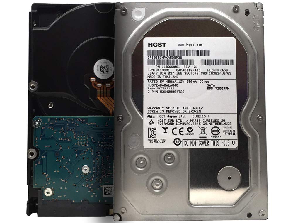HGST Ultrastar 7K4000 HUS724040ALA640 (0F19681) 4TB 7200RPM 64MB Cache SATA 6.0Gb/s 3.5inch Enterprise Hard Drive (Renewed)