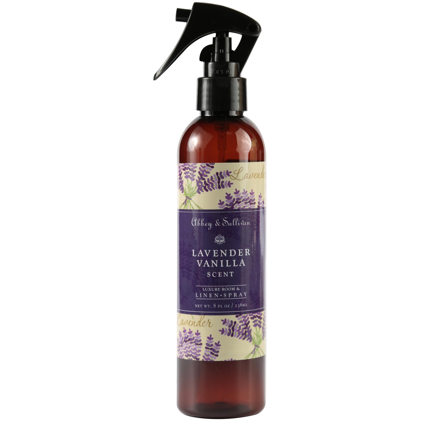Abbey & Sullivan Linen Spray, Lavender Vanilla, 8 oz.